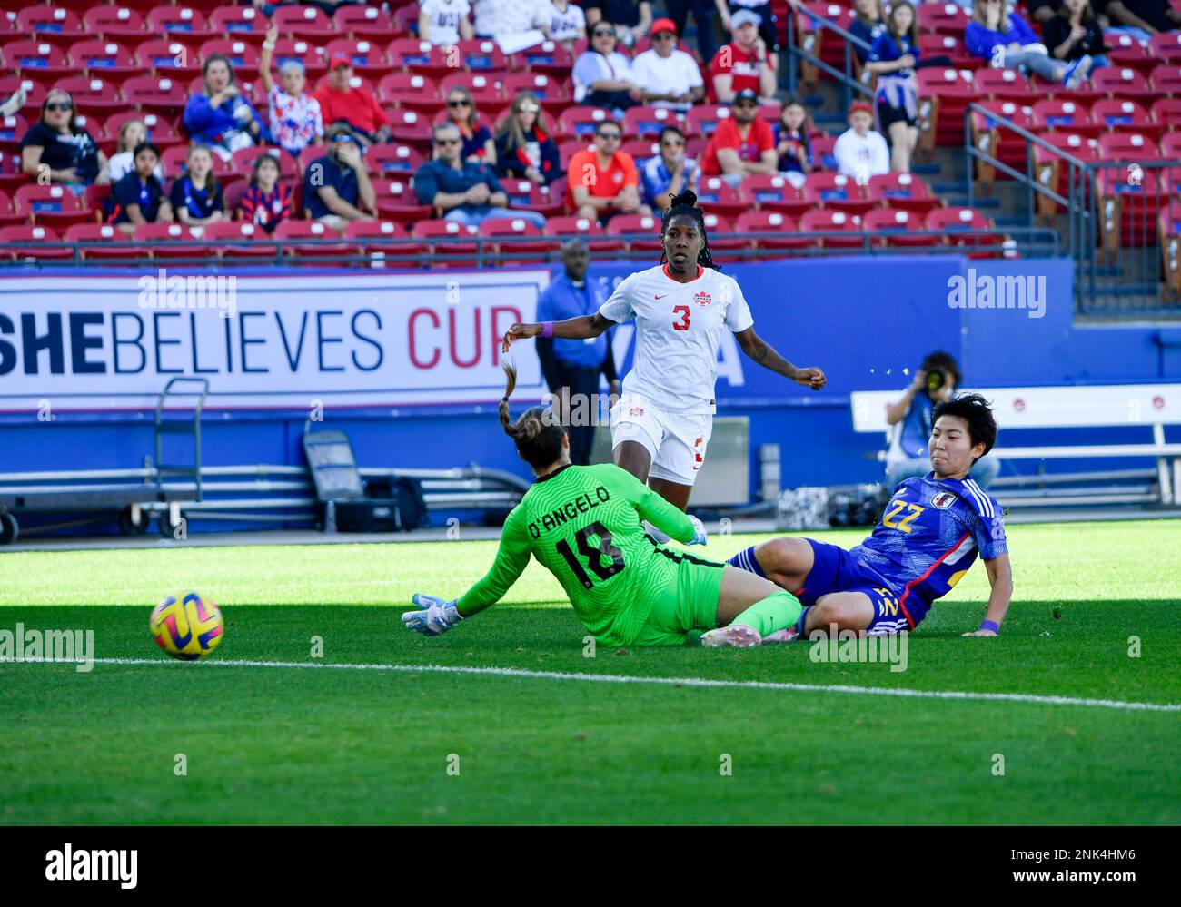 Feb 22, 2023: Japan National Team Kiko Seike (22) takes a shot for a ...