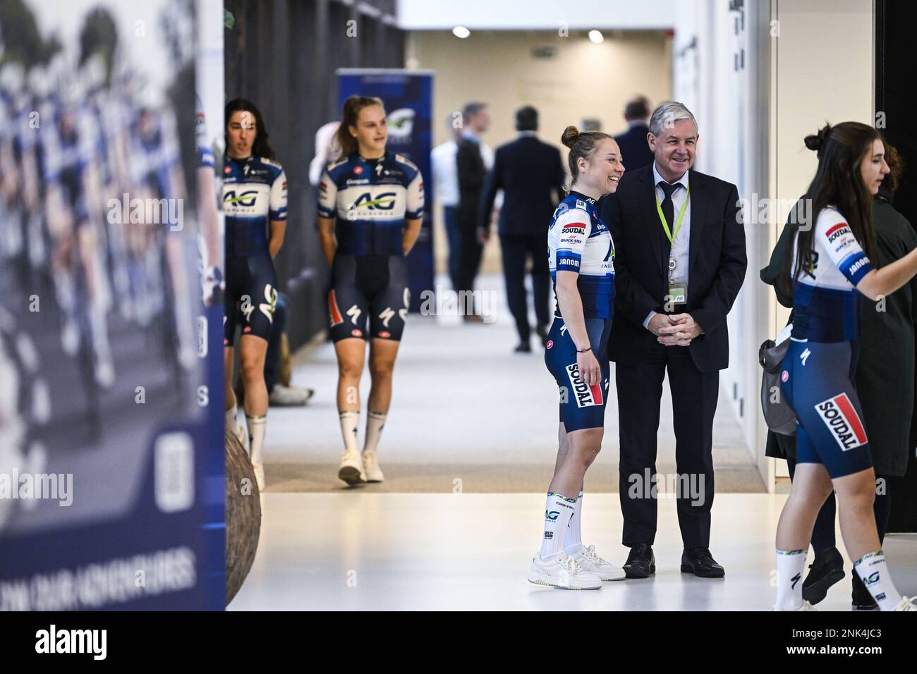 Brussels. 23/02/2023, AG Insurance - Soudal Quick-Step Justine Ghekiere ...