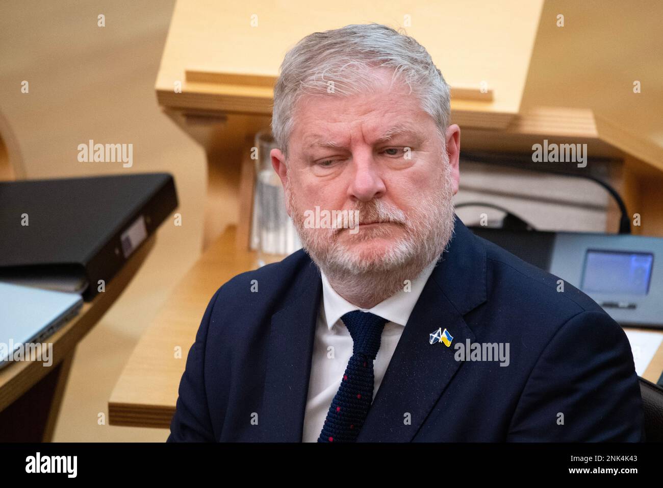 Edinburgh, Scotland, UK. 23rd Feb, 2023. PICTURED: Angus Robertson MSP ...