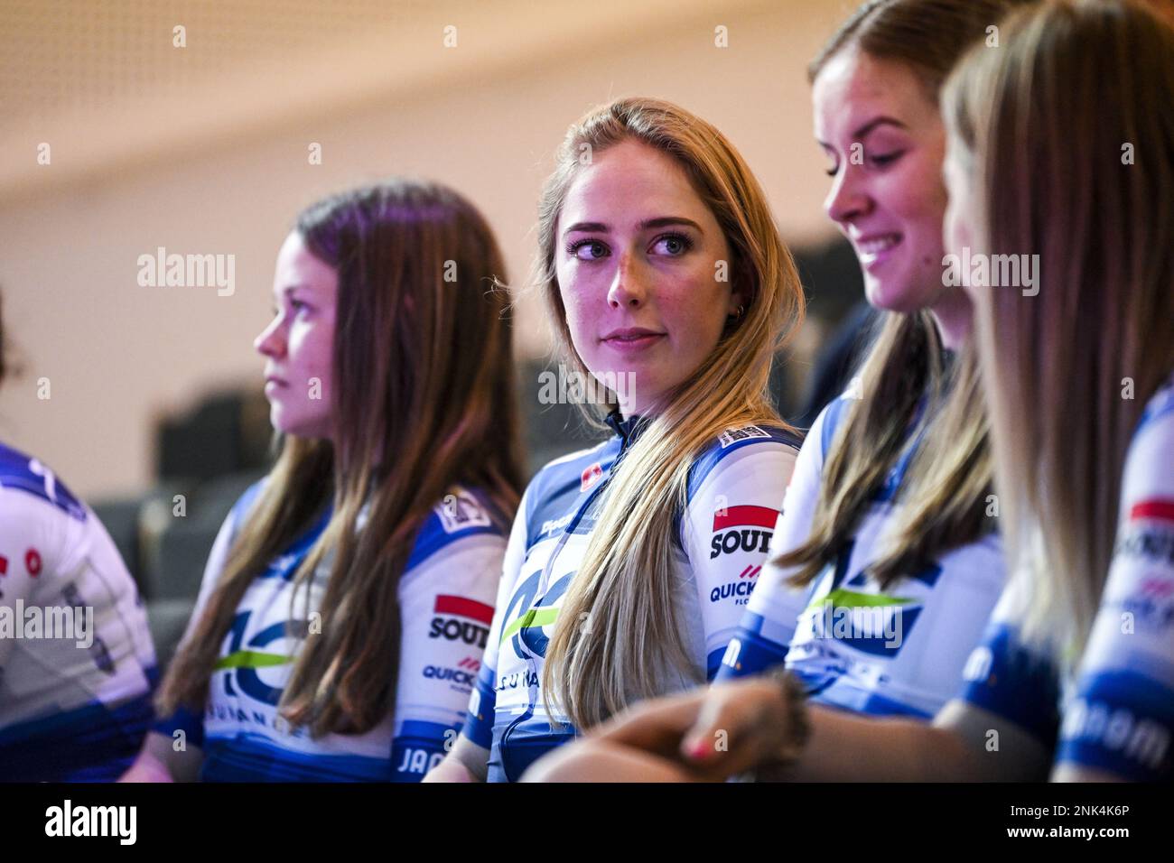 Brussels. 23/02/2023, AG Insurance - Soudal Quick-Step Maud Rijnbeek ...