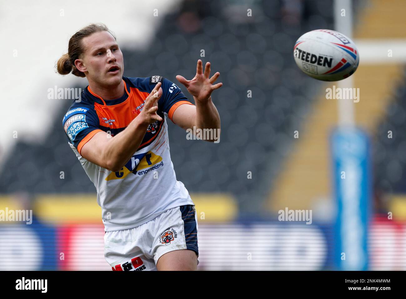 Castleford Tigers' Jacob Miller in action during the Betfred Super ...