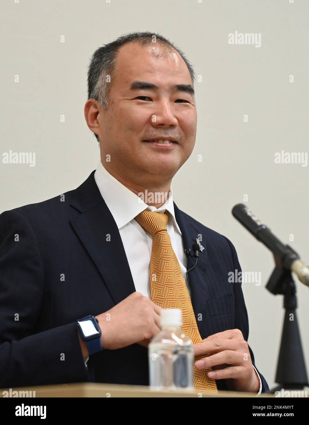Japanese Astronaut NOGUCHI Soichi attends a press conference in Tokyo ...