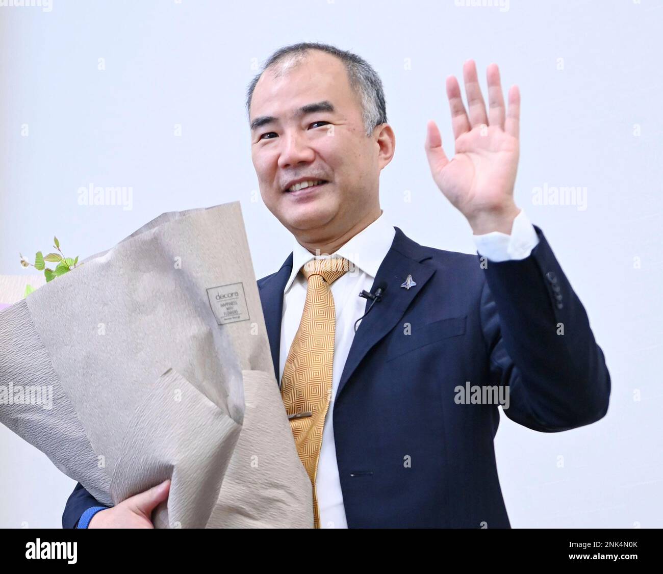 Japanese Astronaut NOGUCHI Soichi attends a press conference in Tokyo ...