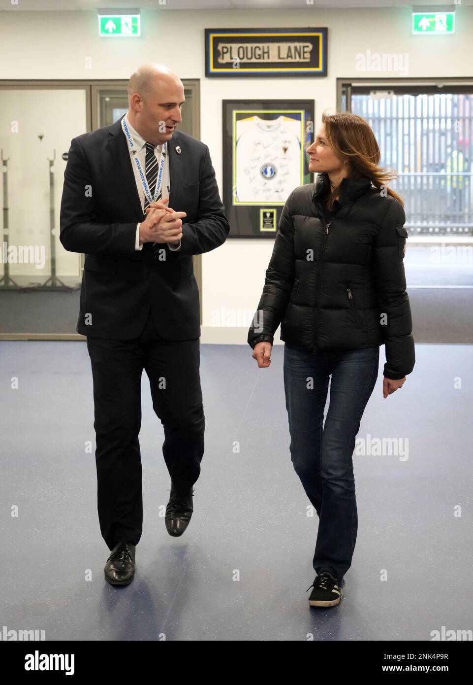 Secretary of State for Culture, Media and Sport Lucy Frazer (right ...