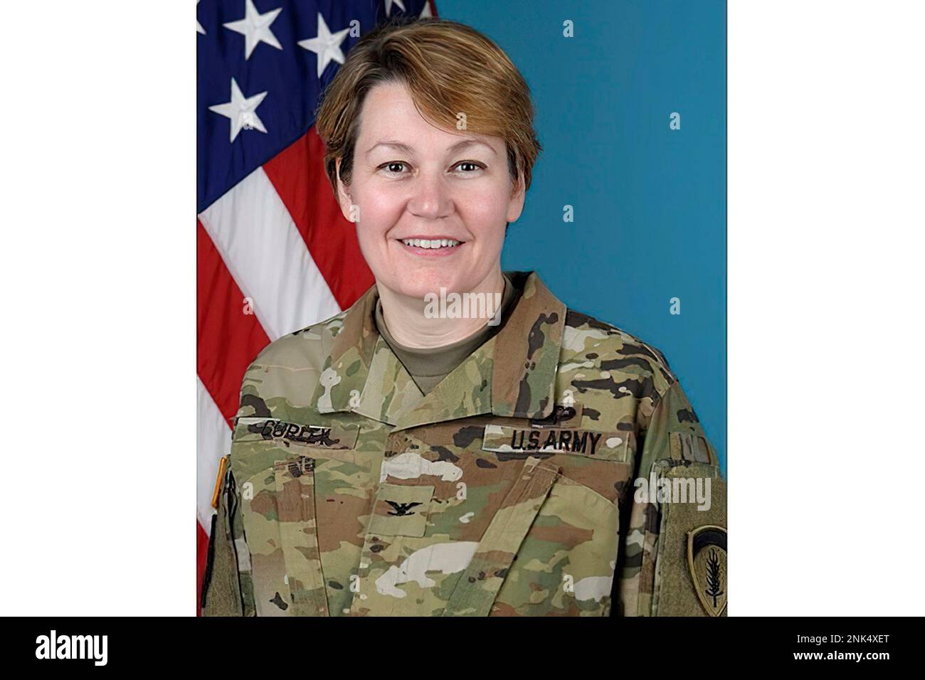 This image provided by the U.S. Army shows Col. Gail Curley. When Gail ...