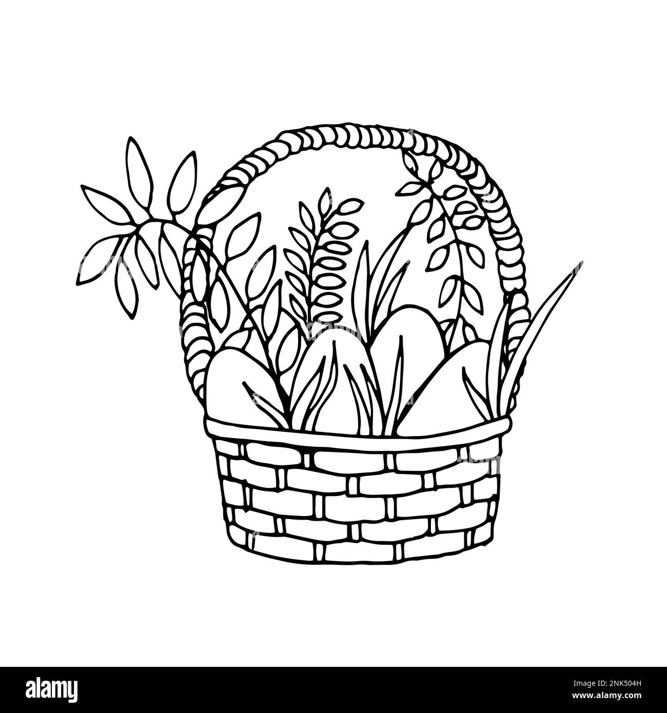 Easter pot Black and White Stock Photos & Images - Alamy