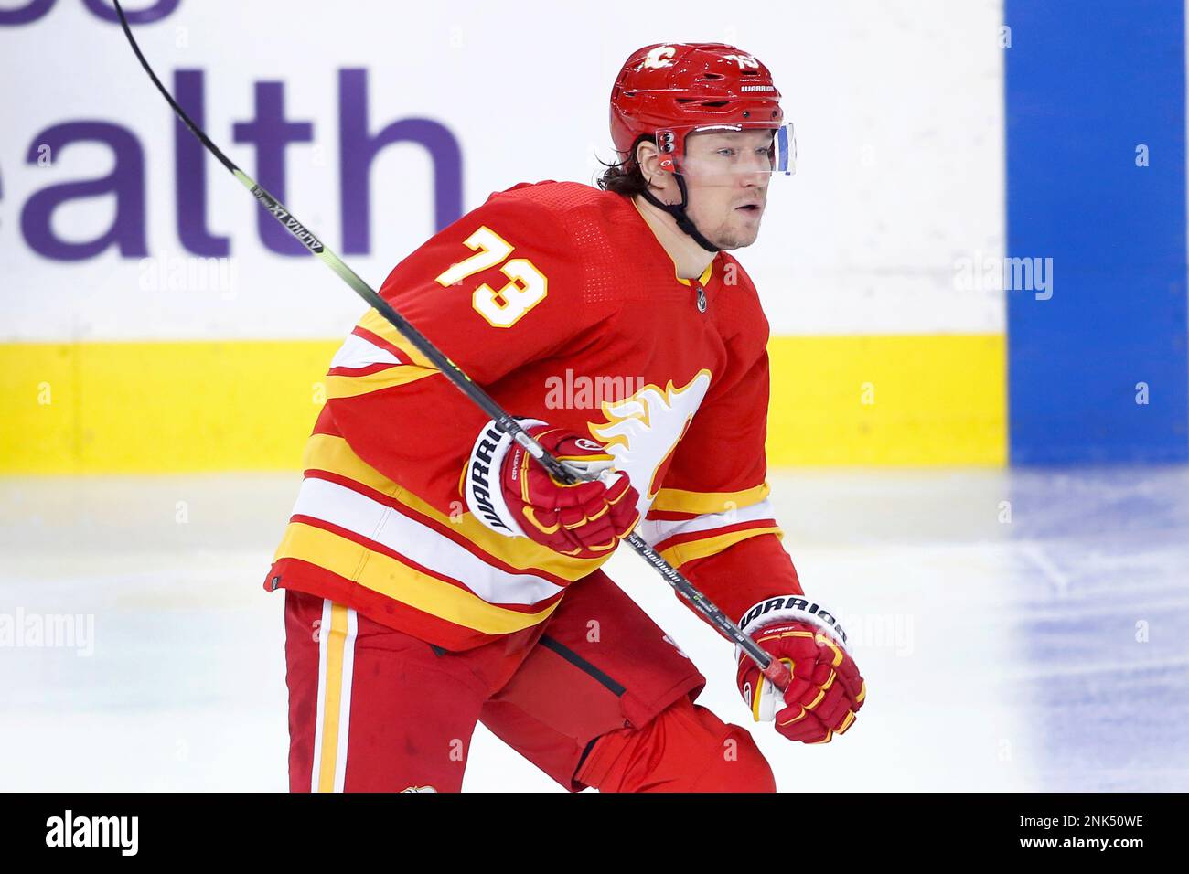 NHL profile photo on Calgary Flames player Tyler Toffoli at a game ...