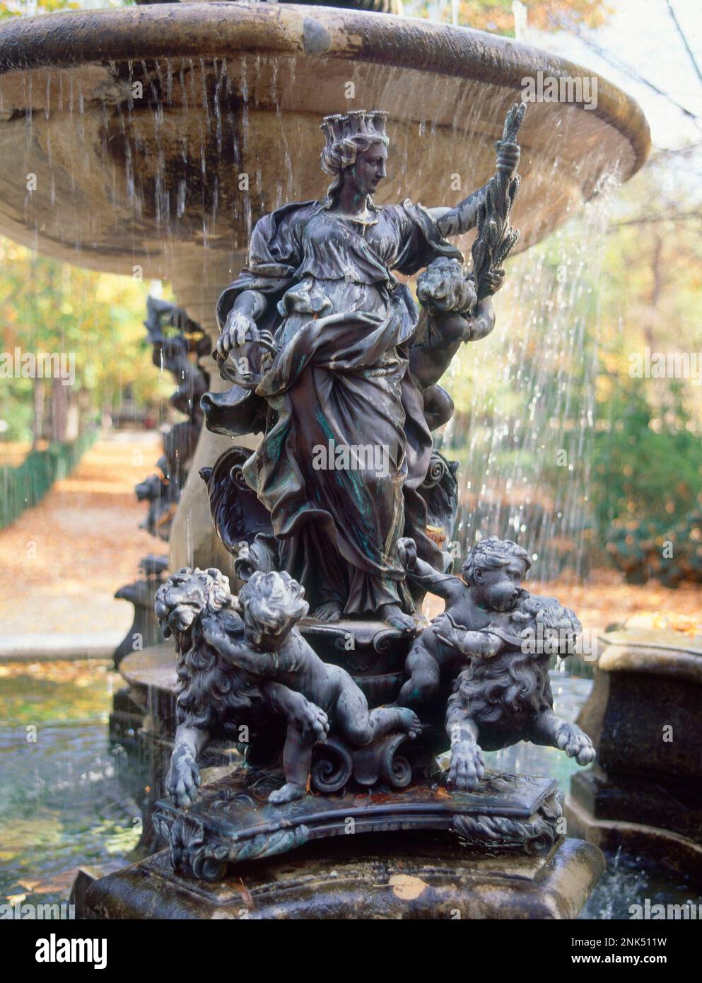 DETALLE DE CIBELES EN LA FUENTE DE NEPTUNO- S XVII. Location: PALACIO ...