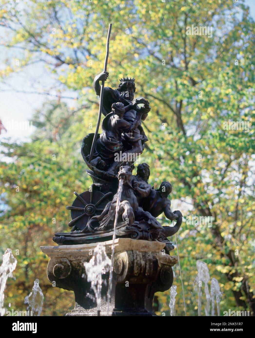 DETALLE FUENTE DE NEPTUNO Y CIBELES- S XVII. Author: Alessandro Algardi ...