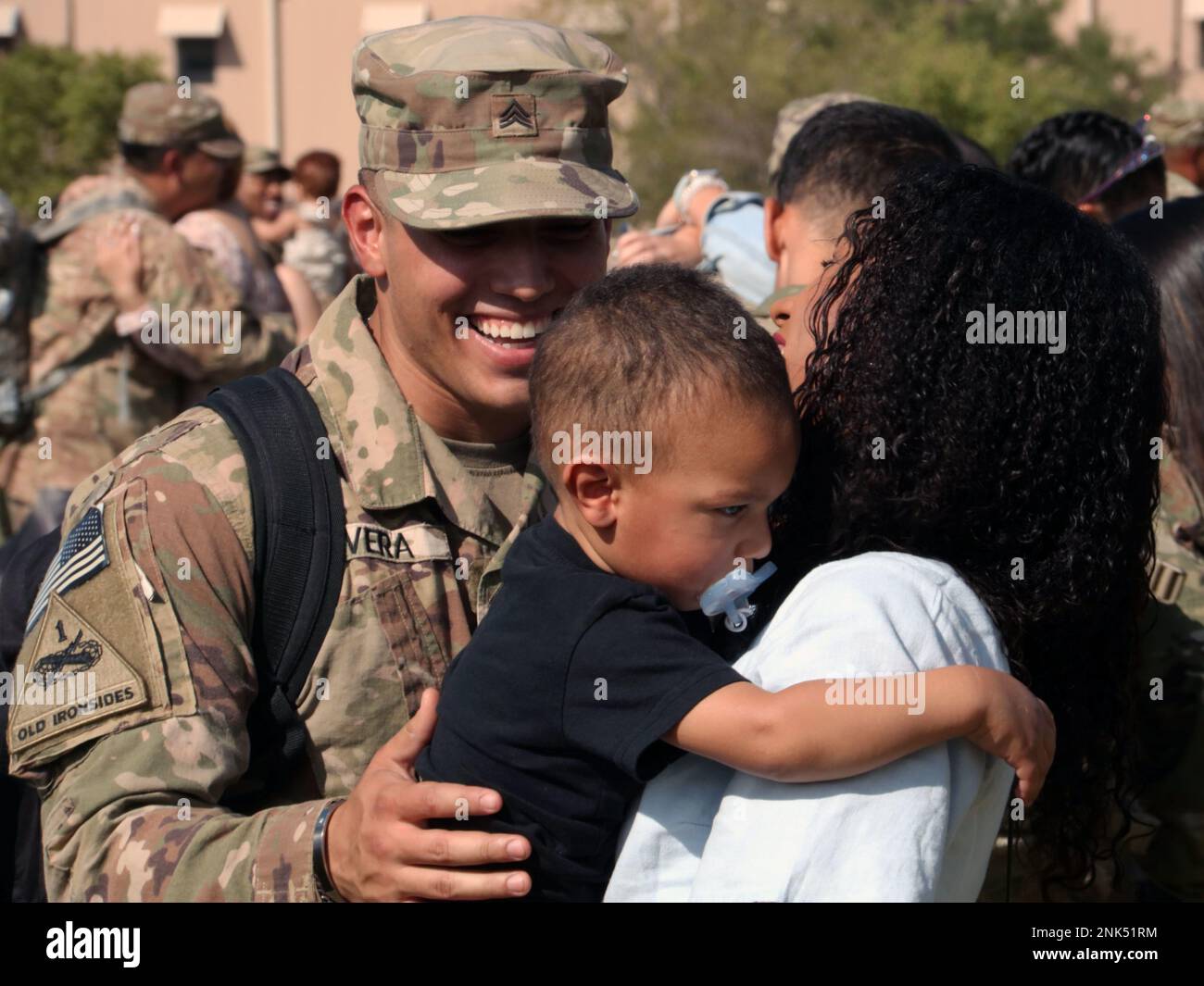 A Soldier assigned to Alpha Company, 142nd Division Sustainment Support ...