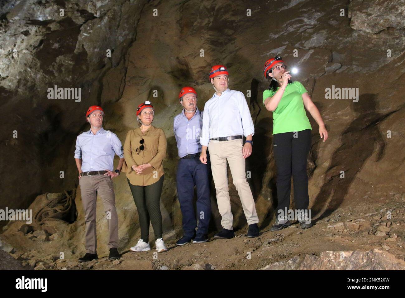The president of the Junta de Andalucía, Juanma Moreno, visits the ...