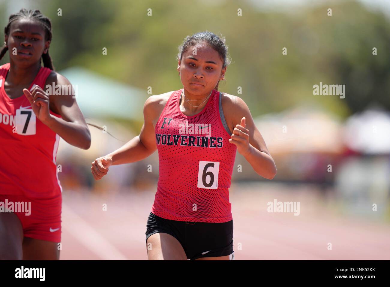Alyssa Thompson of Harvard-Westlake places third in the girls 100m in a ...