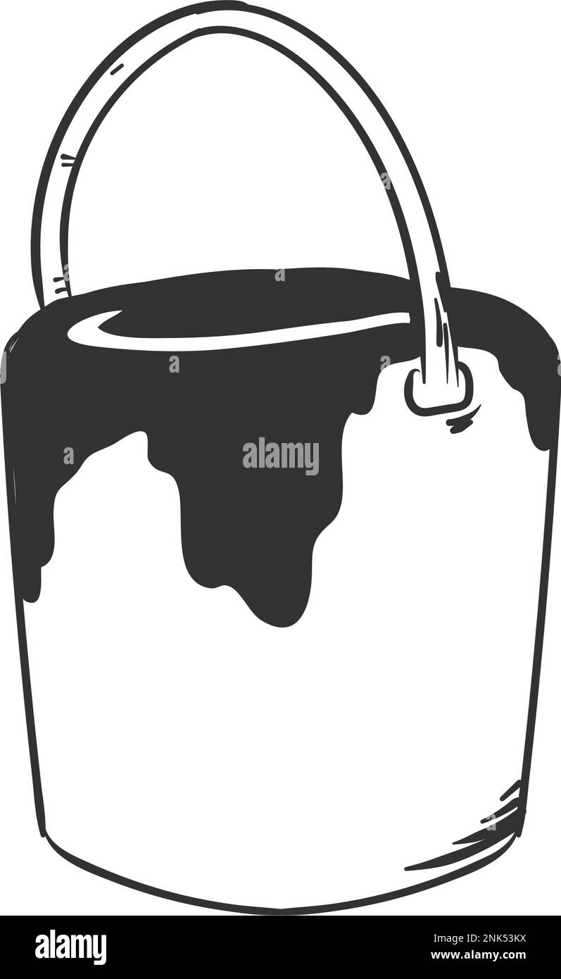 paint bucket design Stock Vector Image & Art - Alamy
