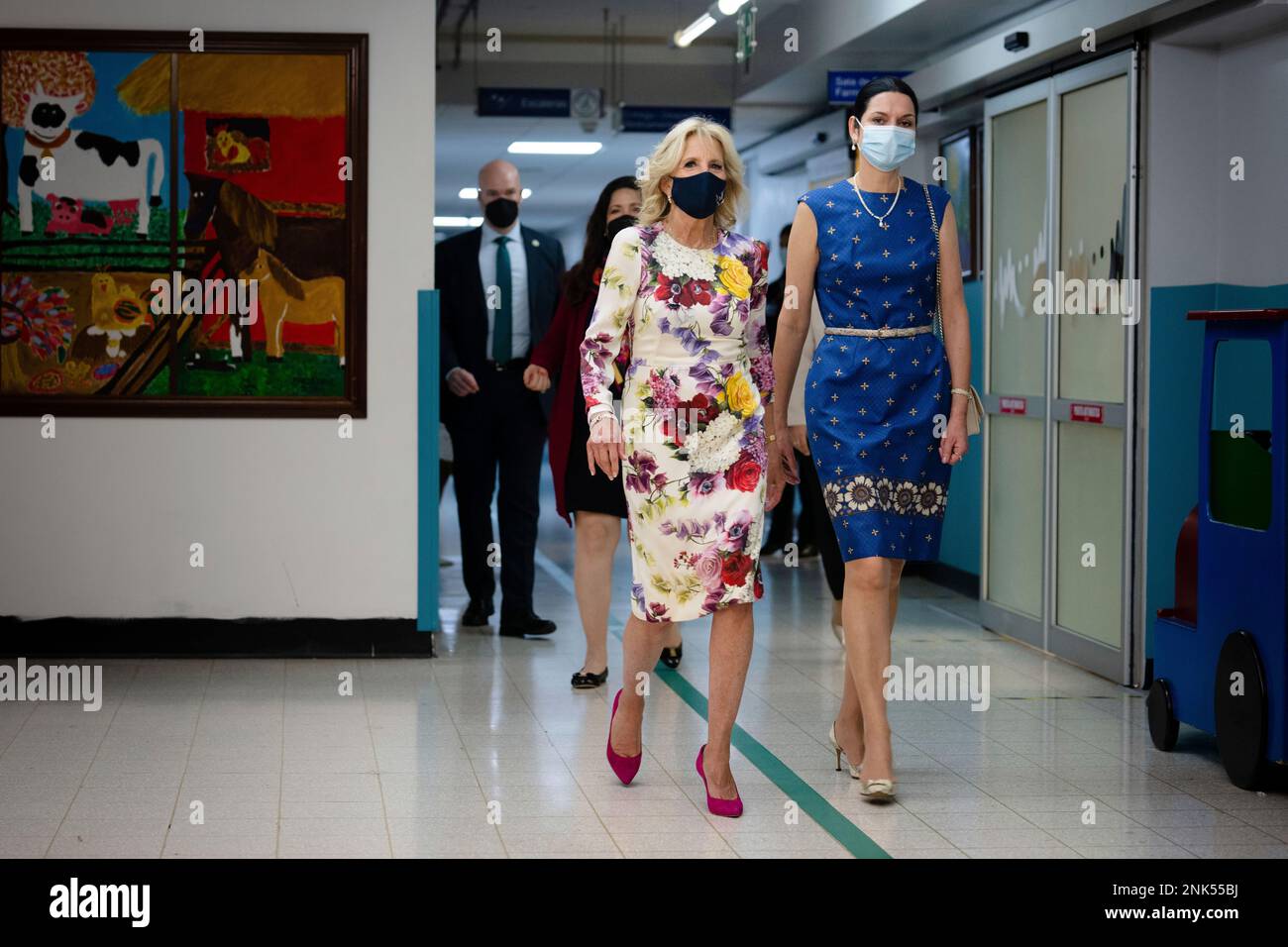 First Lady Jill Biden and Costa Rican First Lady Signe Zeicate depart ...