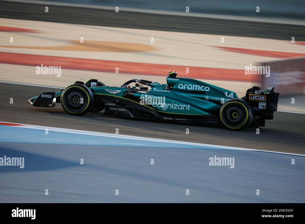 14 ALONSO Fernando (spa), Aston Martin F1 Team AMR23, action during the ...