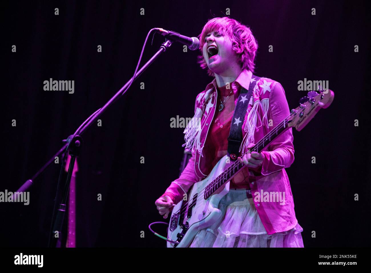 Barcelona, Spain. 2023.02.21. Skating Polly band perform on stage at ...
