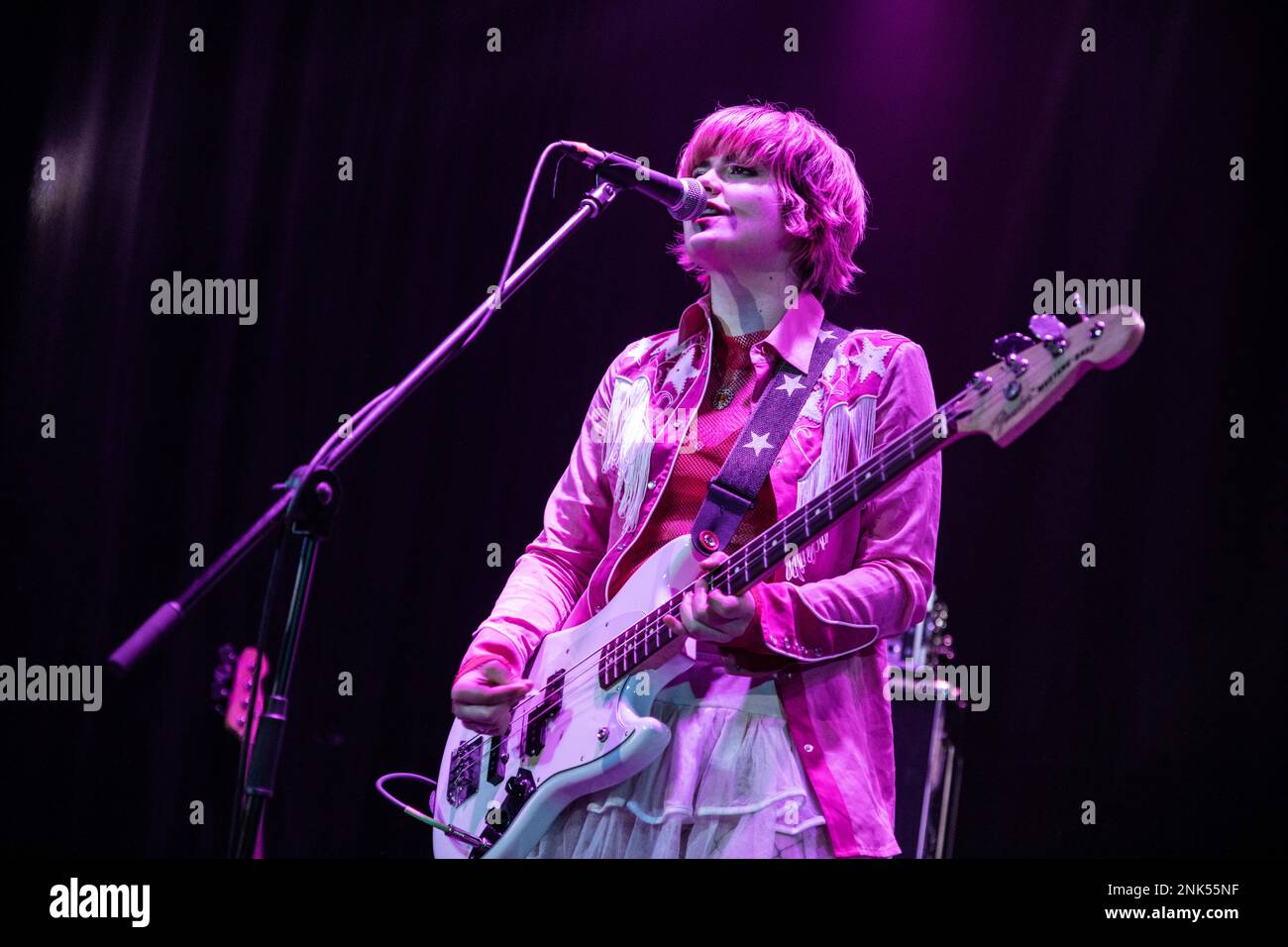 Barcelona, Spain. 2023.02.21. Skating Polly band perform on stage at ...