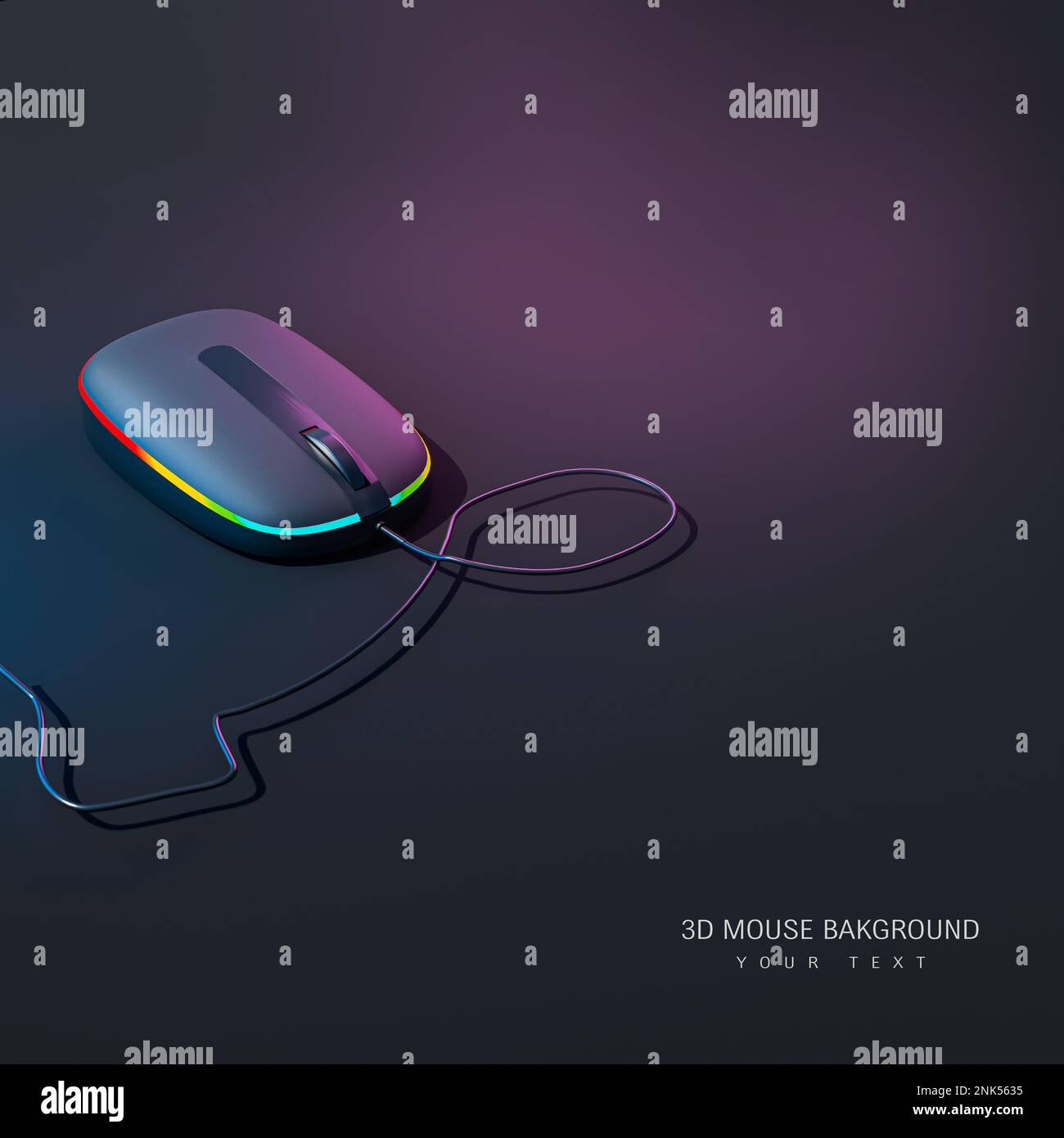 modern computer mouse 3d background image Stock Photo - Alamy