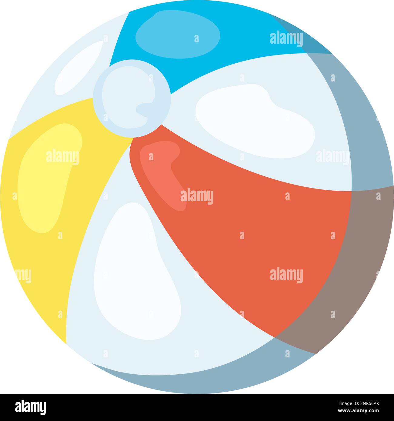 colored beach ball Stock Vector Image & Art - Alamy