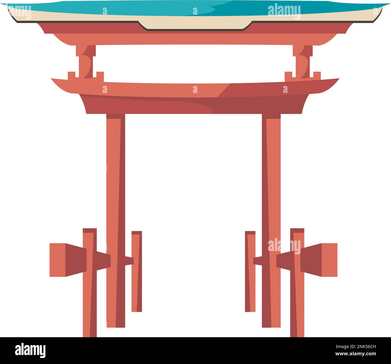 red torii gate Stock Vector Image & Art - Alamy