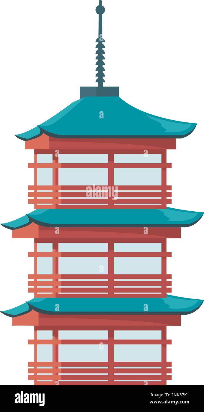 japanese tower design Stock Vector Image & Art - Alamy