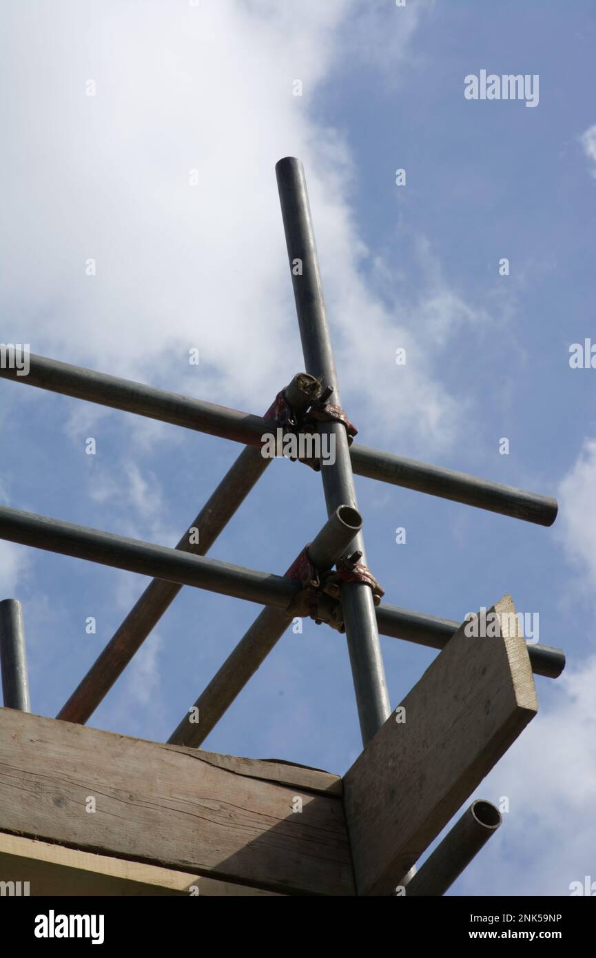 Scaffolding close up hi-res stock photography and images - Alamy