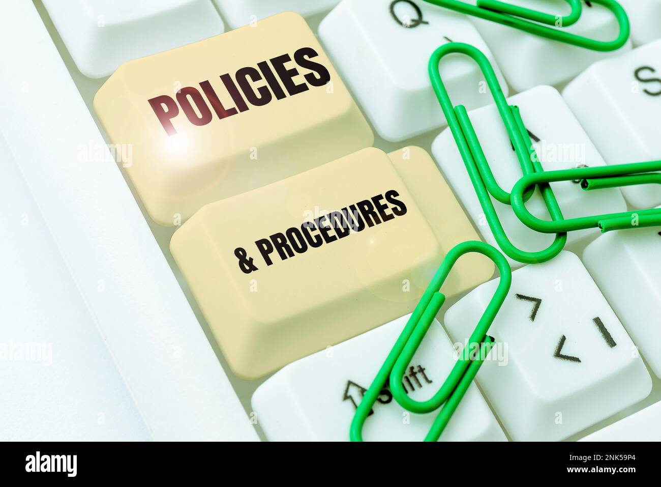 Conceptual caption Policies Procedures. Business showcase list of rules ...