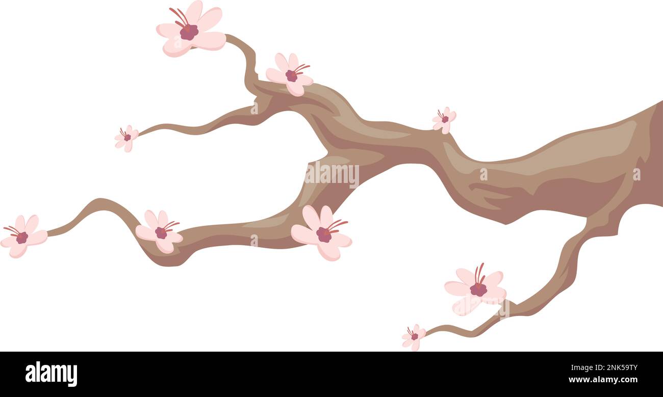sakura flower tree design Stock Vector Image & Art - Alamy