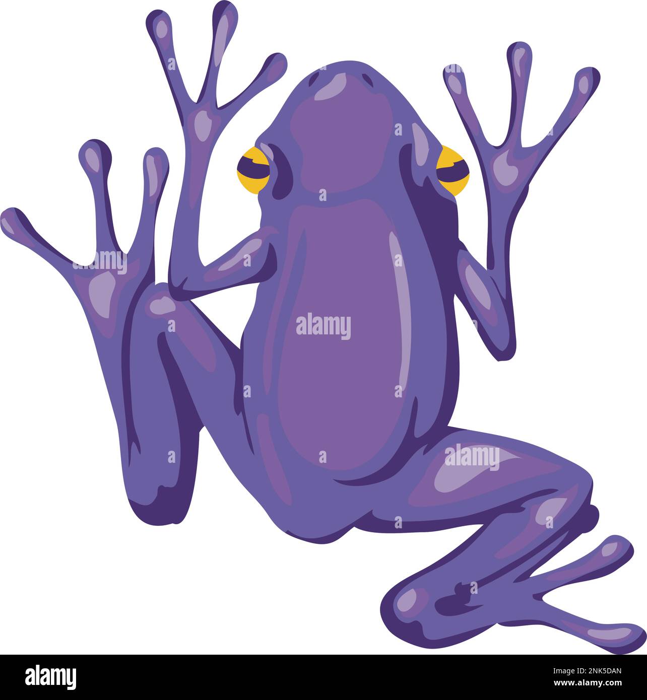 purple frog design Stock Vector Image & Art - Alamy