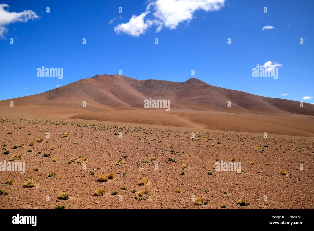 The red color of the landscapes of the Puna, Argentina Stock Photo - Alamy