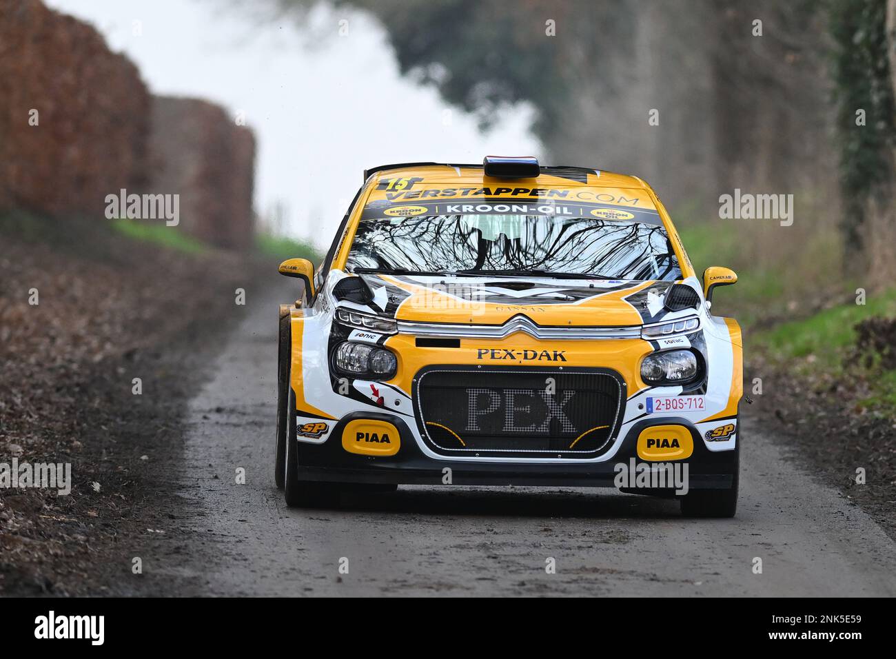 Sint-Truiden, Belgium, 23/02/2023, Dutch Richard Pex and Johan ...