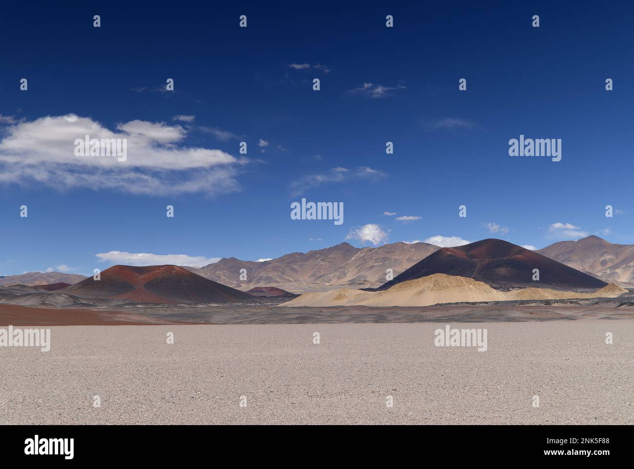 Volcanic area in the Puna Argentina Stock Photo - Alamy