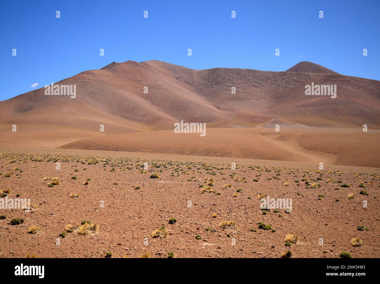 The red color of the landscapes of the Puna, Argentina Stock Photo - Alamy