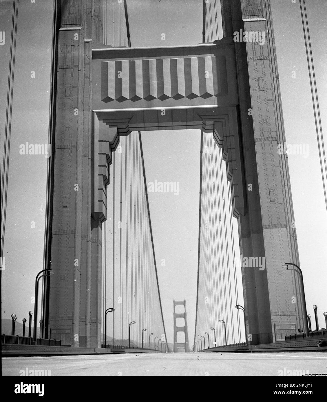 The Golden Gate Bridge shortly before the Opening day ceremonies May 27 ...