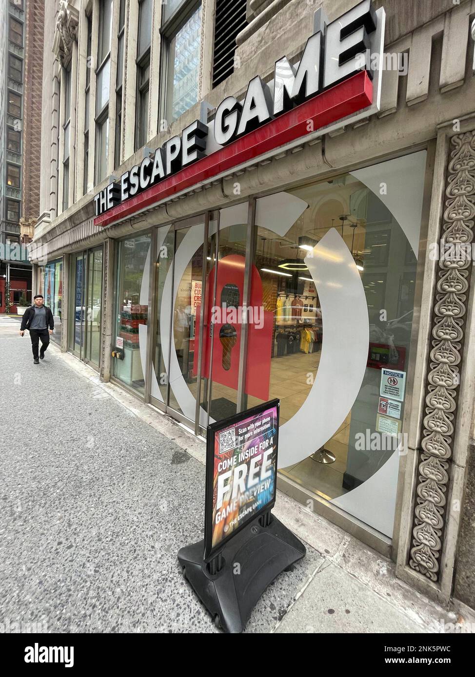 Photo by: STRF/STAR MAX/IPx 2022 5/19/22 THE ESCAPE GAME store is seen ...