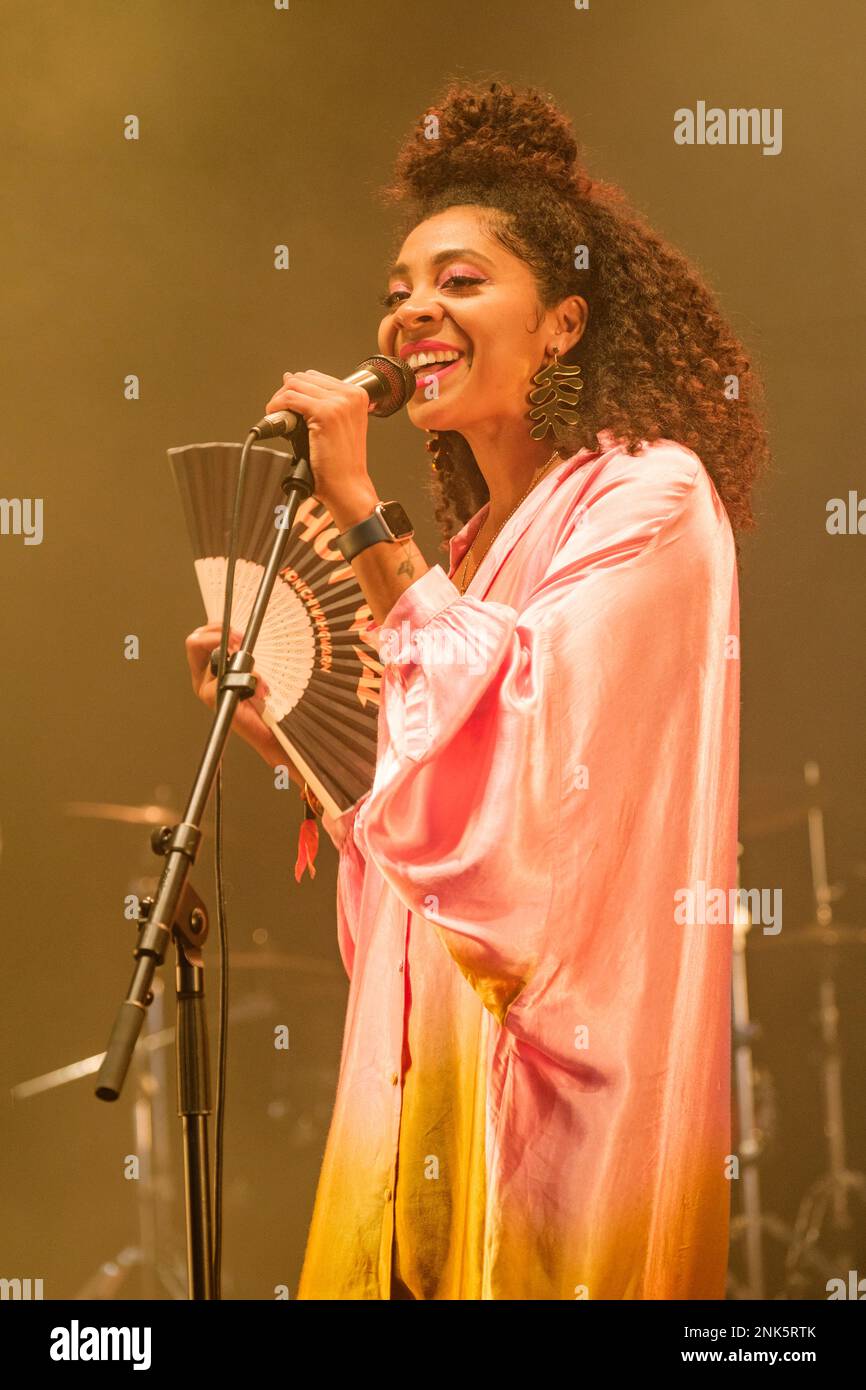 Holly Cook performing during the 40th Anniversary of the WOMAD Festival ...