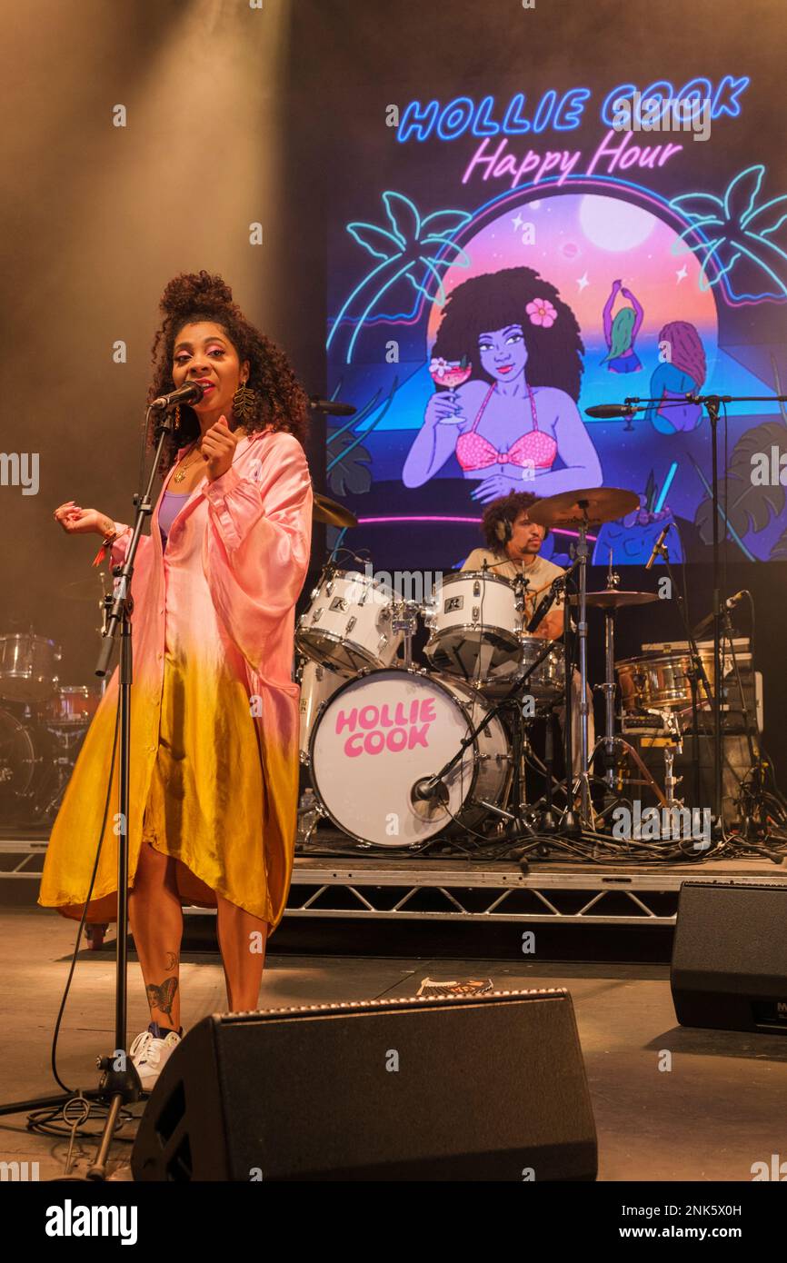 Holly Cook performing during the 40th Anniversary of the WOMAD Festival ...