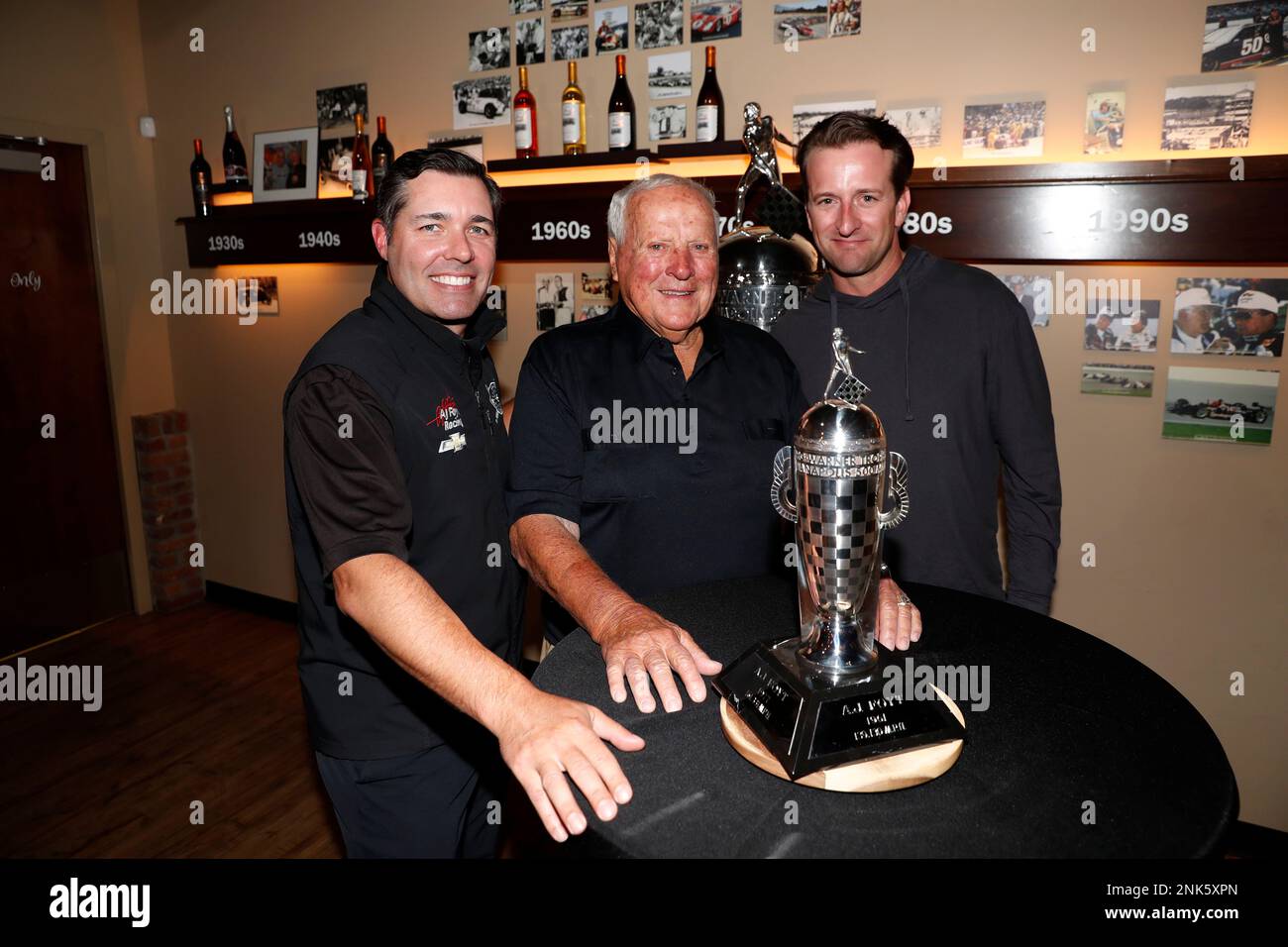 SPEEDWAY, IN - MAY 18: IndyCar legendary driver A.J. Foyt after ...