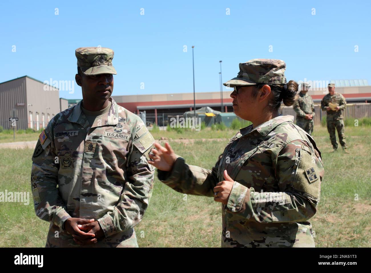 NORAD and USNORTHCOM J6 Senior Enlisted Leader, SGM Linwood Barrett ...