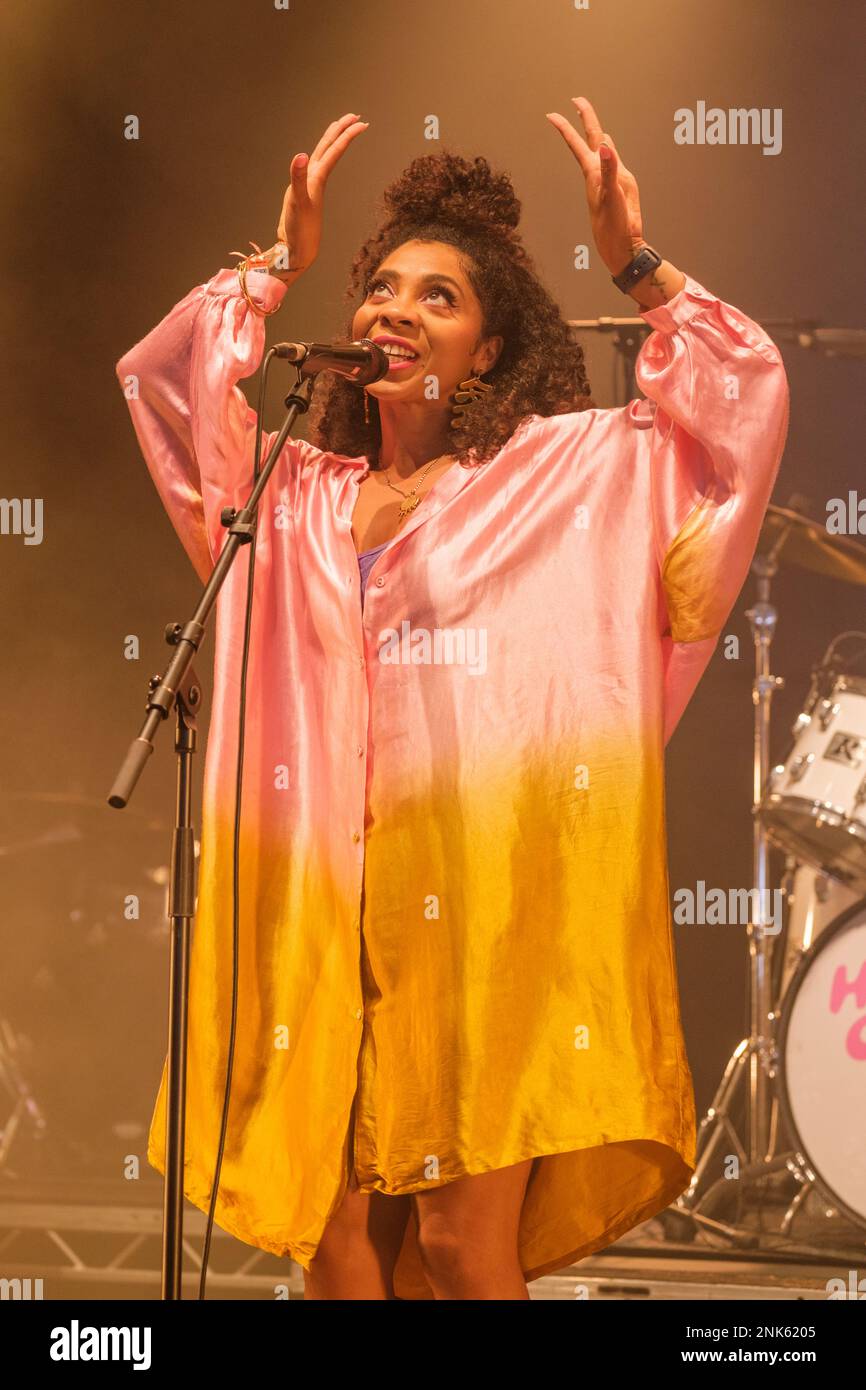 Holly Cook performing during the 40th Anniversary of the WOMAD Festival ...