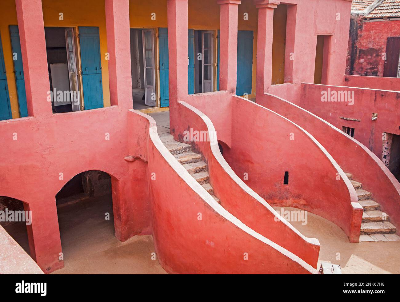 The Slave House, Island of Goree, UNESCO World Heritage Site, near ...