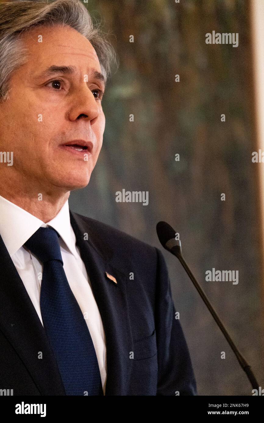Greece, Athens on 2023-02-21. US Secretary of State, Head of the ...