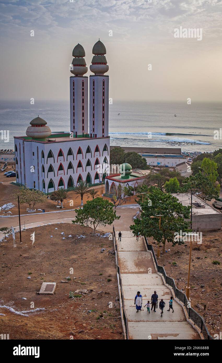 Mosque de la Divinité (Mosque of the Divinity), Dakar, Senegal Stock ...