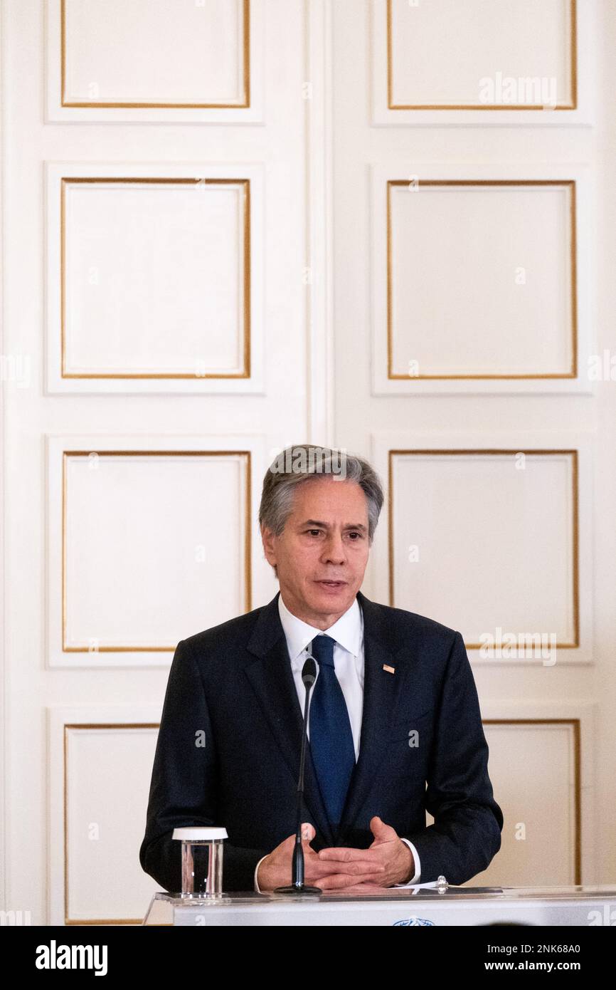 Greece, Athens on 2023-02-21. US Secretary of State, Head of the ...