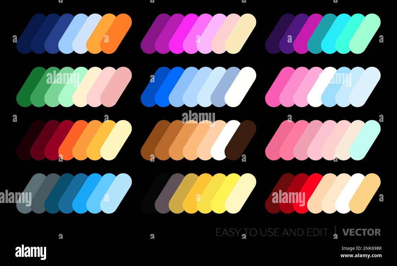 Colour range Stock Vector Images - Alamy