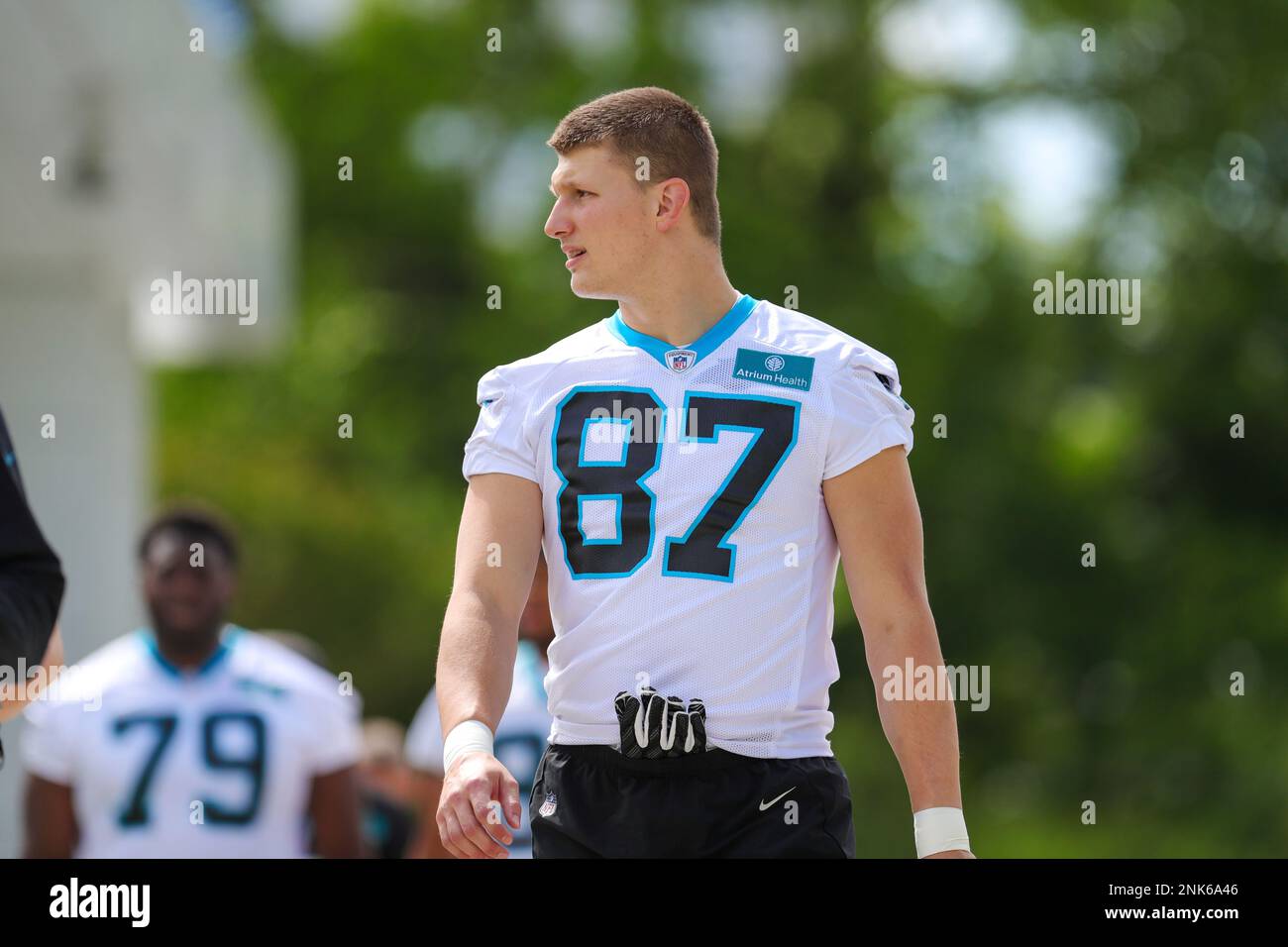 CHARLOTTE, NC - MAY 14: Carolina Panthers Tight End Josh Babicz (87 ...