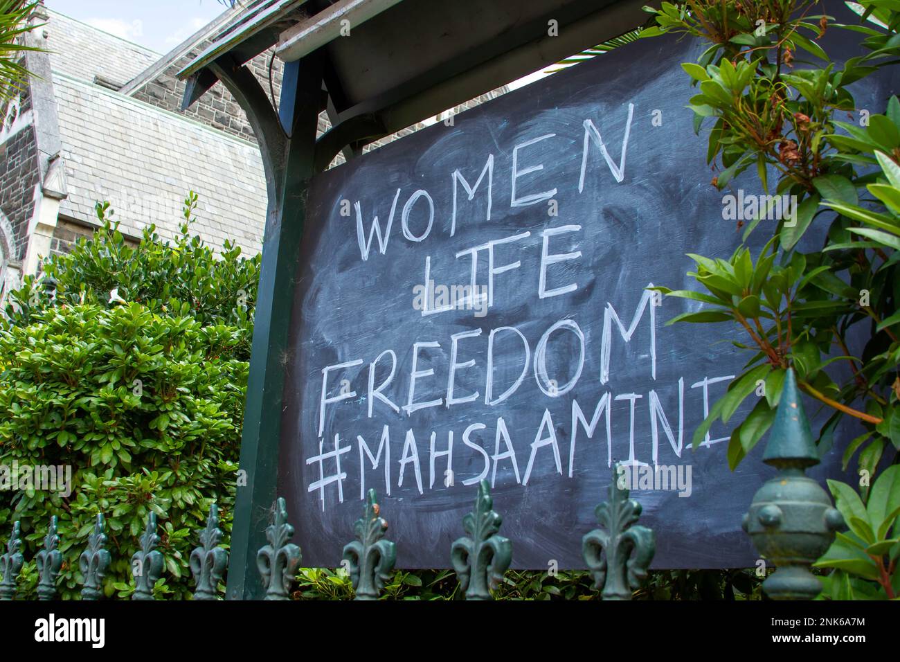 Woman, Life, Freedom sign in solidarity with Iranian protestors ...