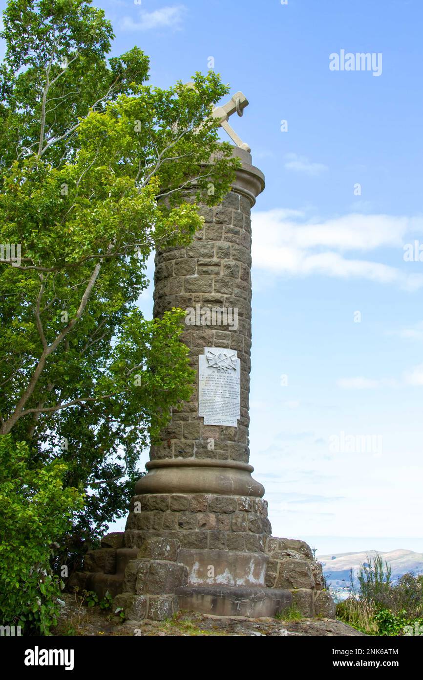 Memorial to Captain Scott expedition to South Pole in Port Chalmers ...