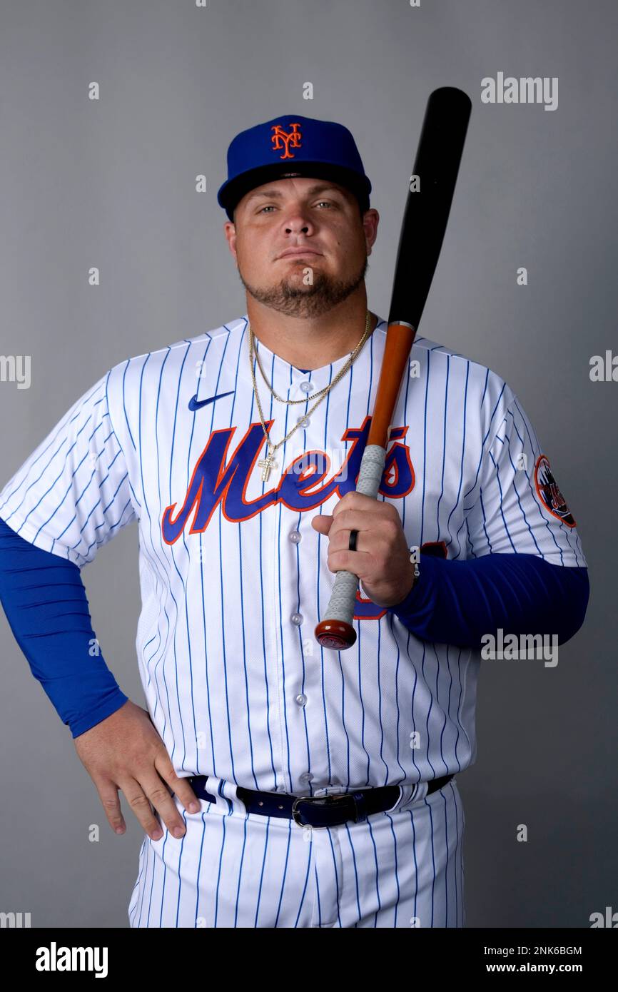 This is a 2023 photo of Daniel Vogelbach of the New York Mets baseball ...