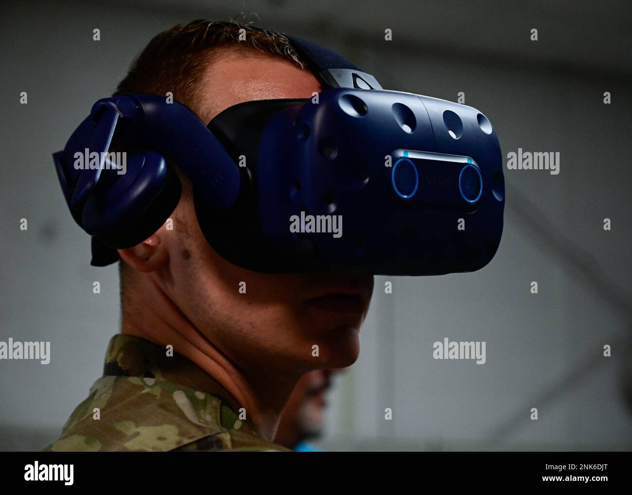 An Airman from the 19th Maintenance Squadron tests new virtual reality ...